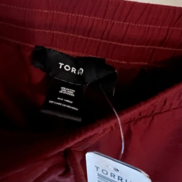 torrid | Pants & Jumpsuits | Torrid New Pullon Wide Leg Stretch Linen ...